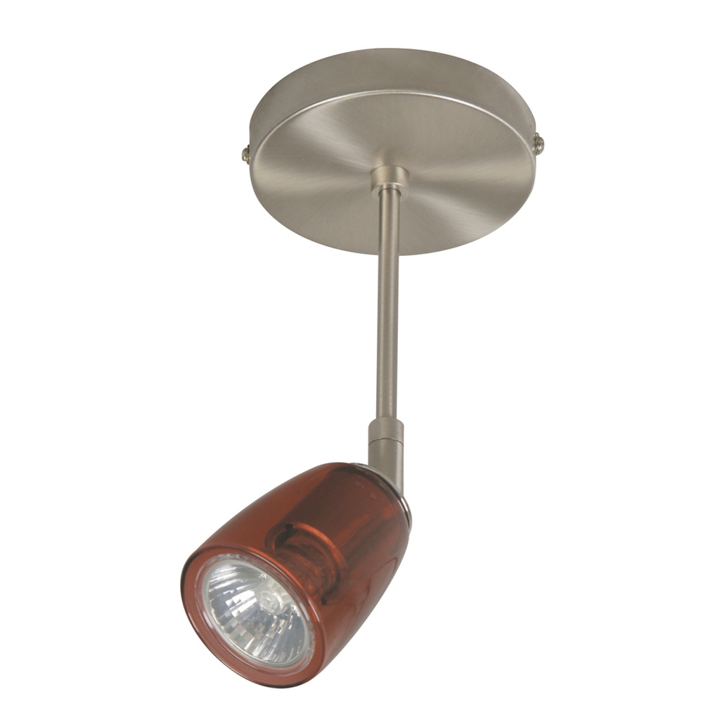 Lámpara De Techo Riel Decorativo Rojo Gz10 50w 1 Luz | Grupo Lumimexico