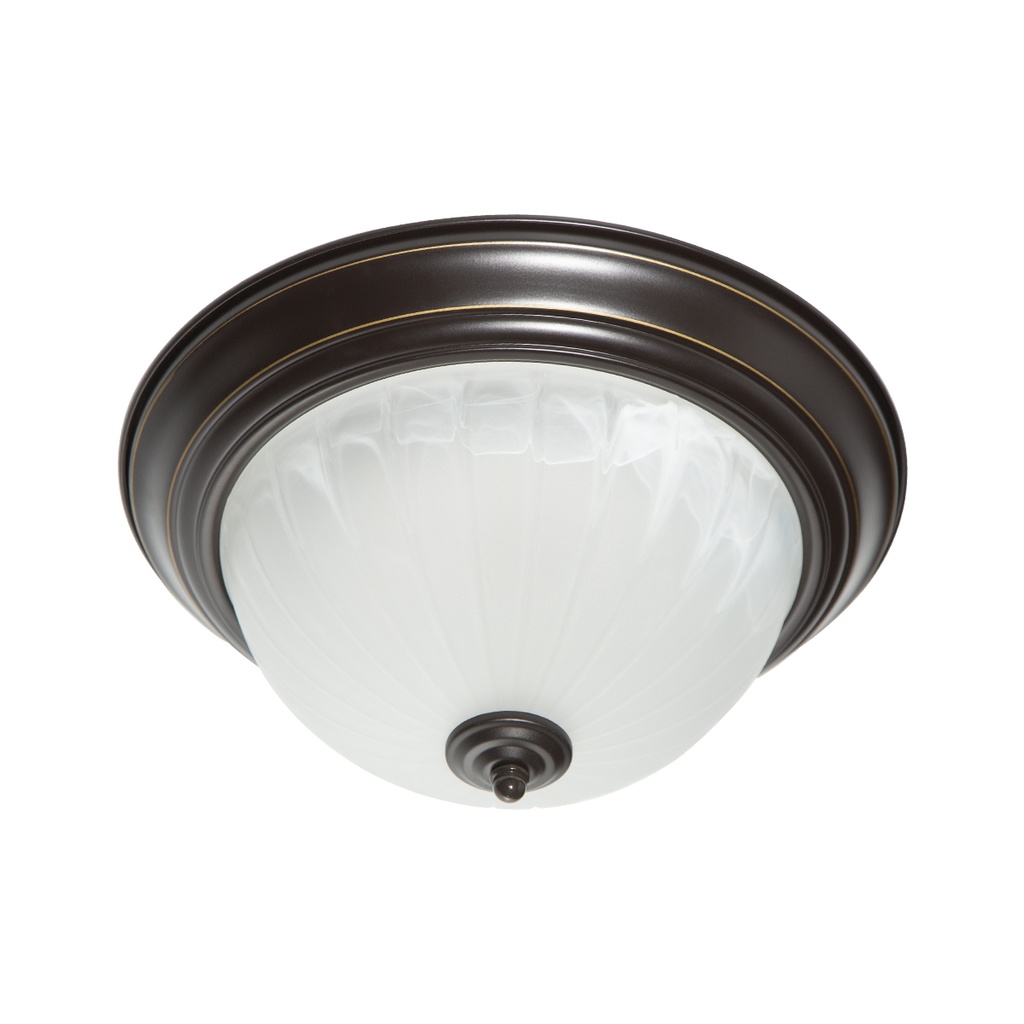 Plafón De Techo Led 17w Estilo Clásico, Bronce Antiguo | Grupo Lumimexico